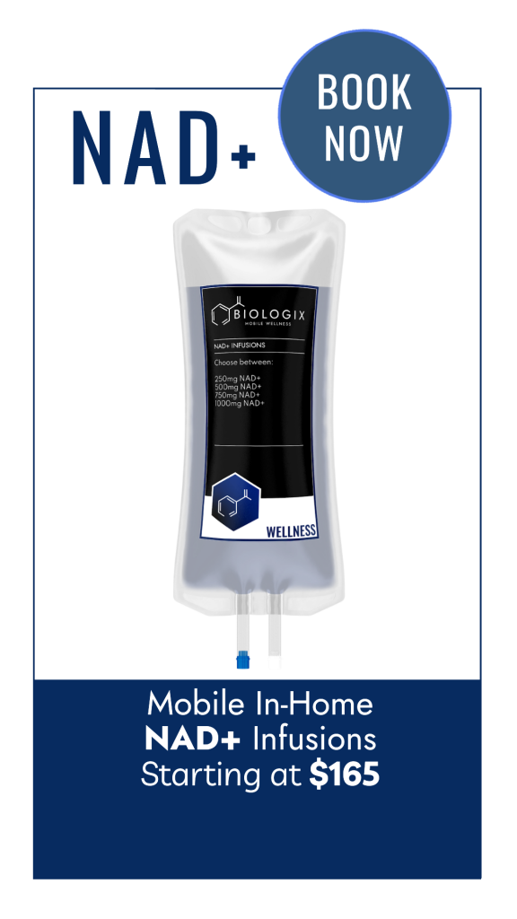 NAD+ IV Therapy | Mobile NAD+ Infusion Drip Therapy At Home